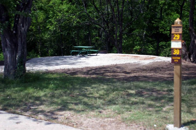 Campsite Details - 029, Lake Keomah State Park, IA - Iowa State Parks